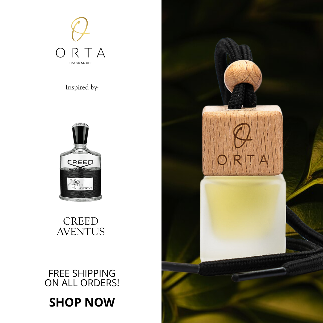 Creed Aventus Inspired Air Freshener Set Italian Bergamot Birch Ros